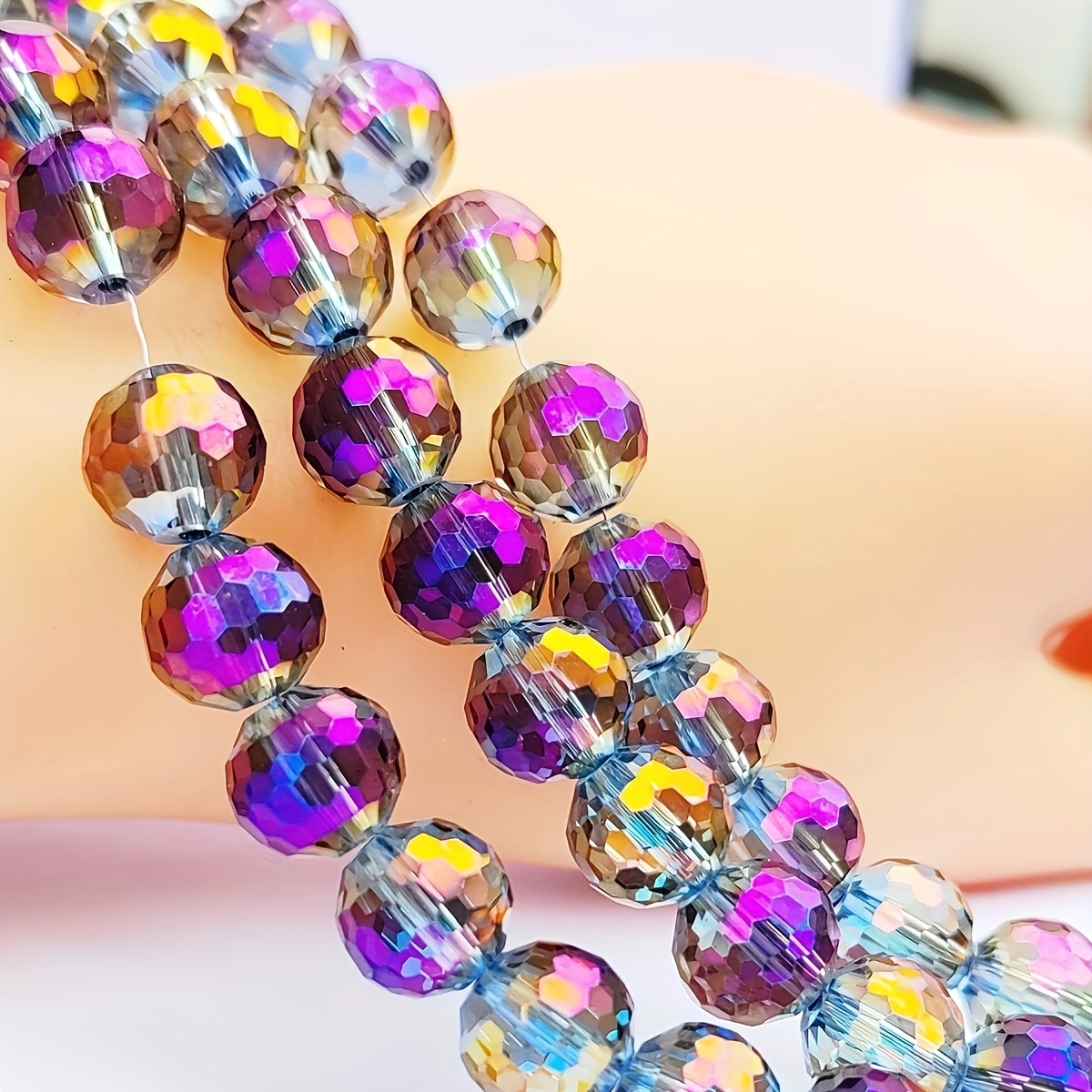 Super Flash Glowing Glass Crystal Beads High Quality Bell - Temu United ...