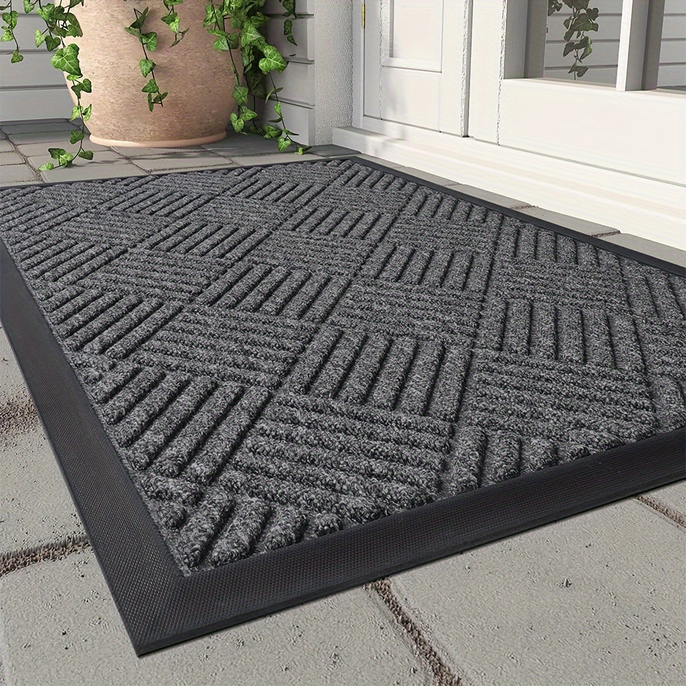 Non slip front door mats store