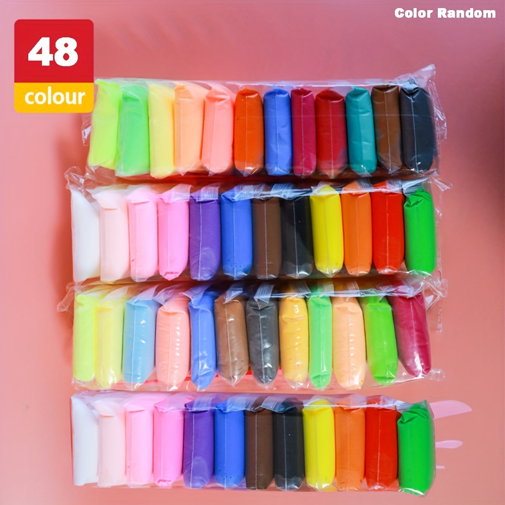 Colorful Mud Air Drying Clay Ultralight Shape Clay 2 Tools - Temu ...