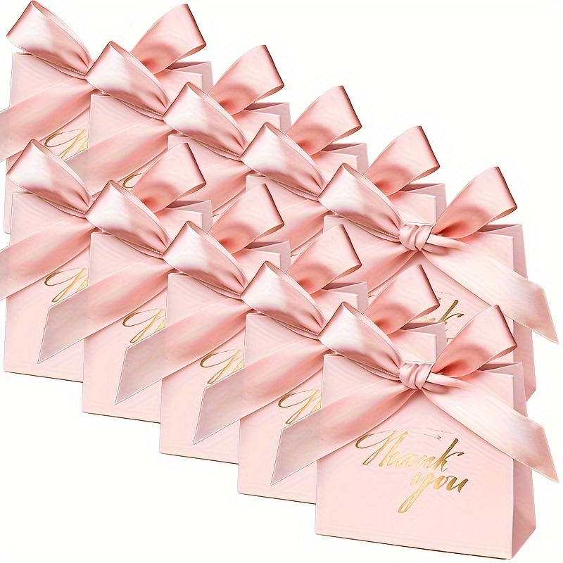 small thank gift bags bows party gift bags paper gift boxes - Temu ...