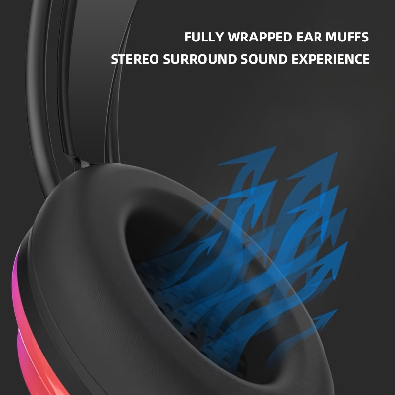 rgb wired gaming headset detachable cat ear headphone - Temu Canada