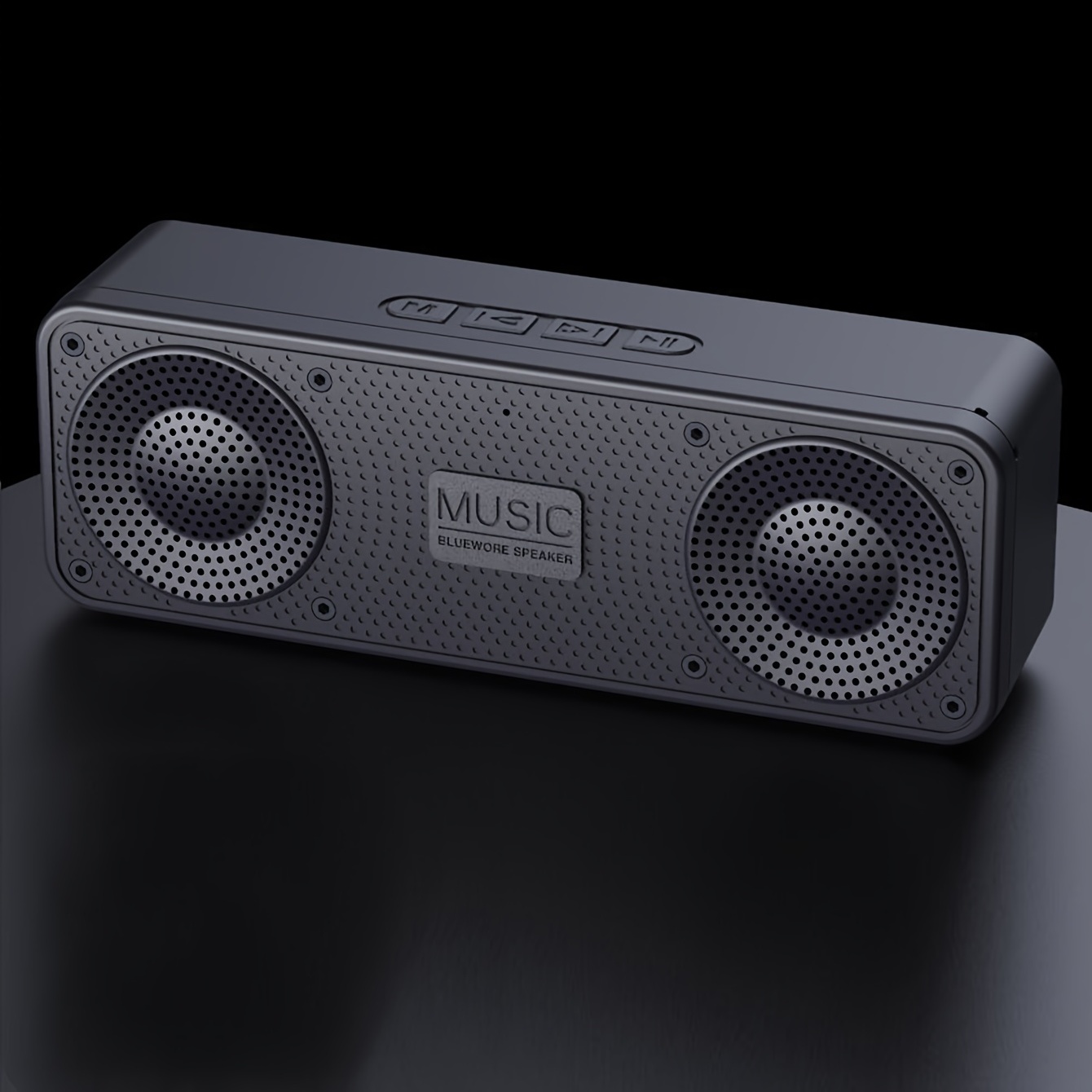 Portable Wireless Speaker Dual horn Stereo Subwoofer Outdoor - Temu ...