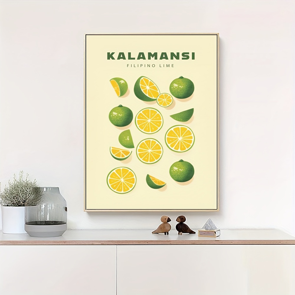 Kalamansi Fruit Wall Poster Lime Printed Image Filipino Art - Temu ...