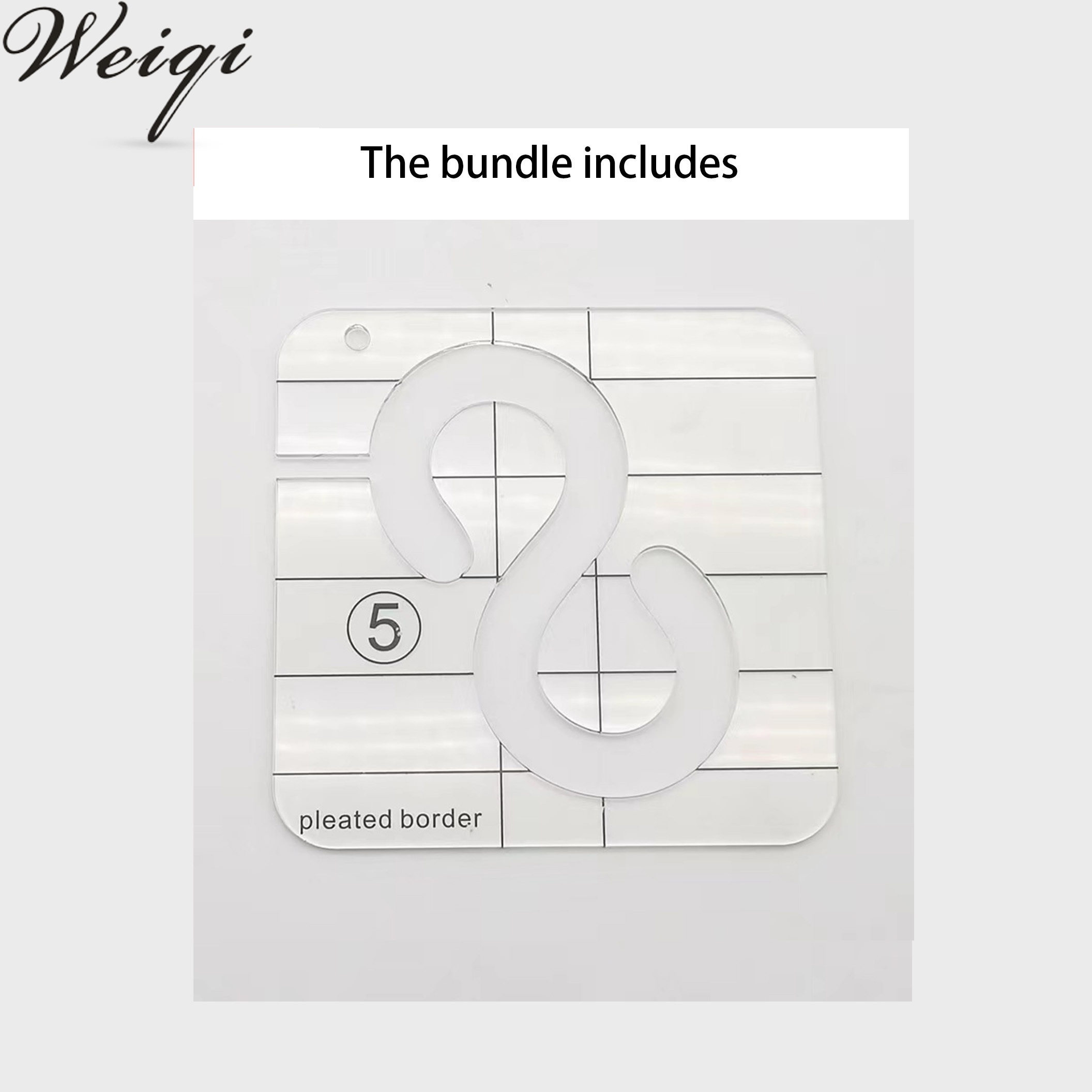 1pcs Plantilla Hueca Con Forma Especial, Regla De , Regla De Acolchado ...