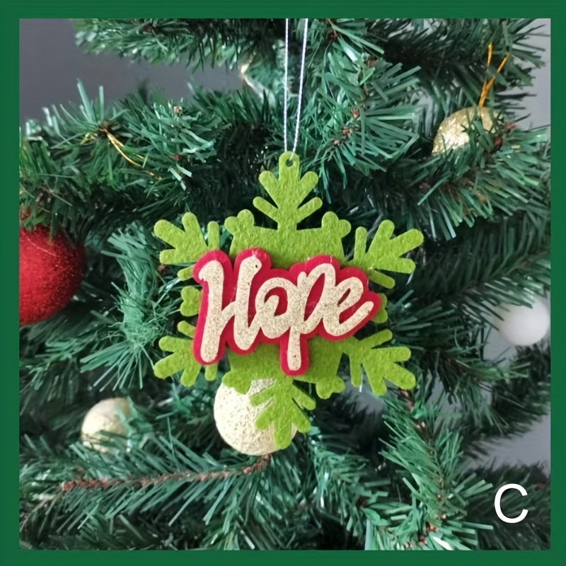 Christmas Decorations Christmas Snowflake Pendant Scene - Temu Norway