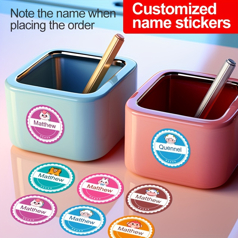 Clock Name Stickers Personalized Antique Timeless School - Temu Australia