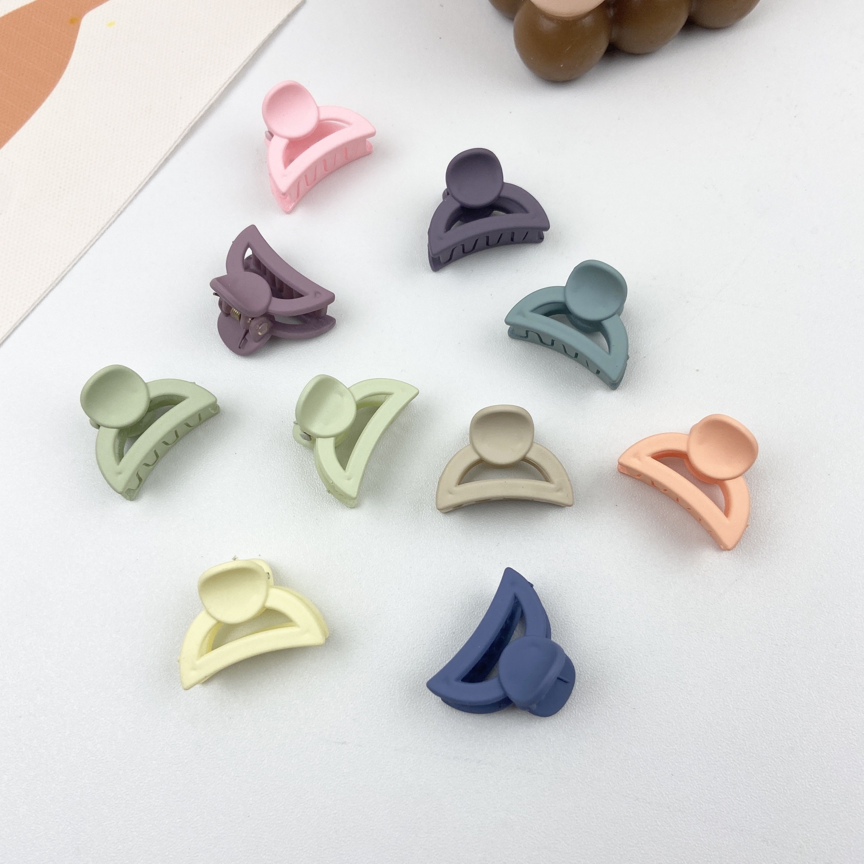 Candy Color Small Hair Clips Strong Hold Hair Claw Clips - Temu Ireland