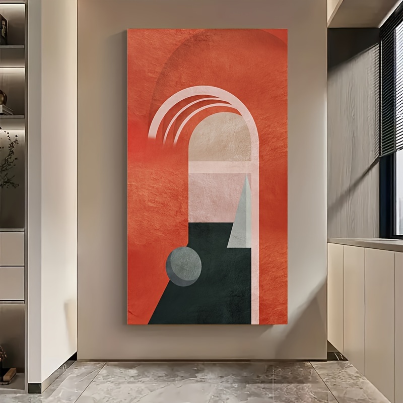 Modern Simple Entrance Decorative Painting Aisle Vertical - Temu ...