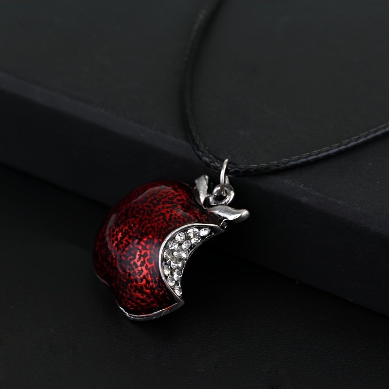 Sterling 925 Silver Hypoallergenic Necklace Red Design - Temu United ...