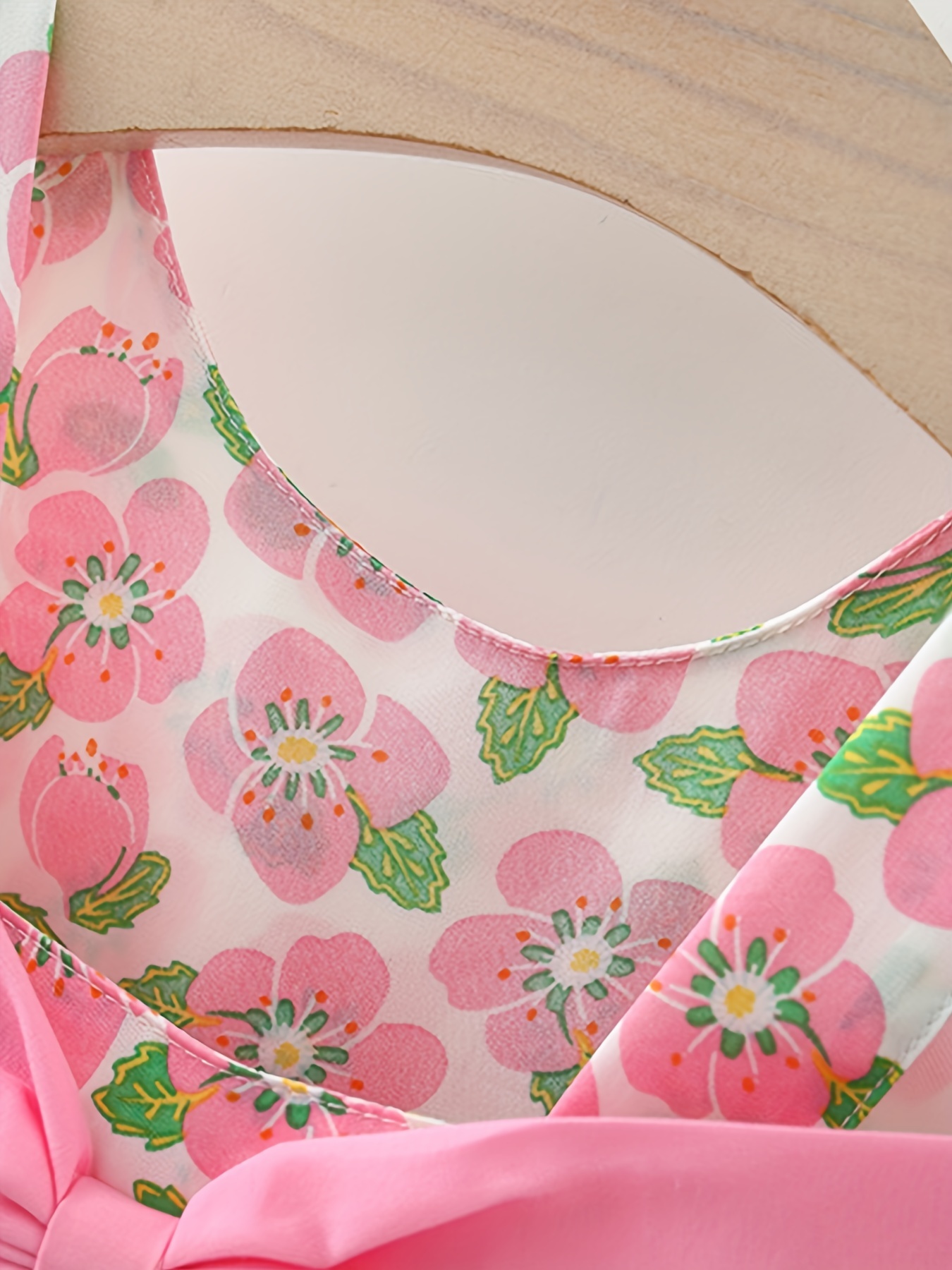 elegant scenery floral printed suspender puffy dress cute - Temu Australia