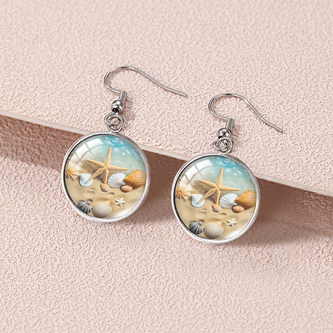 Vintage Fashion Sea Animal Marine Life Dangle Earrings Shell - Temu Ireland