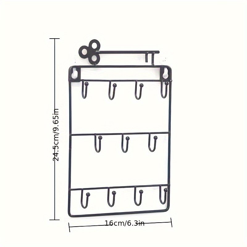 3 layer Creative Key Hook Key Iron Storage Hook Behind Door - Temu Canada