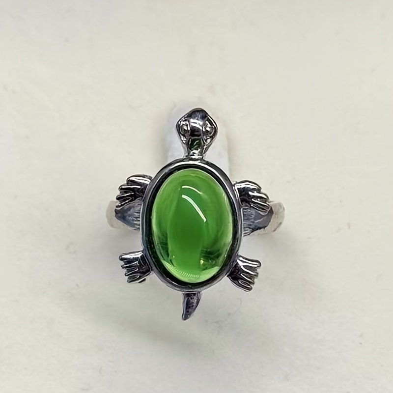 Versatile Ring Jewelry Retro Fashion Turtle Design Ring - Temu United ...