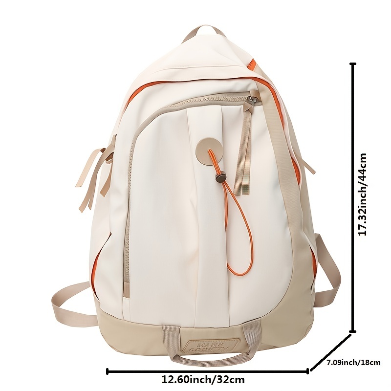 Trendy Backpack For Men, Large Capacity Travel Backpack Casual Junior ...