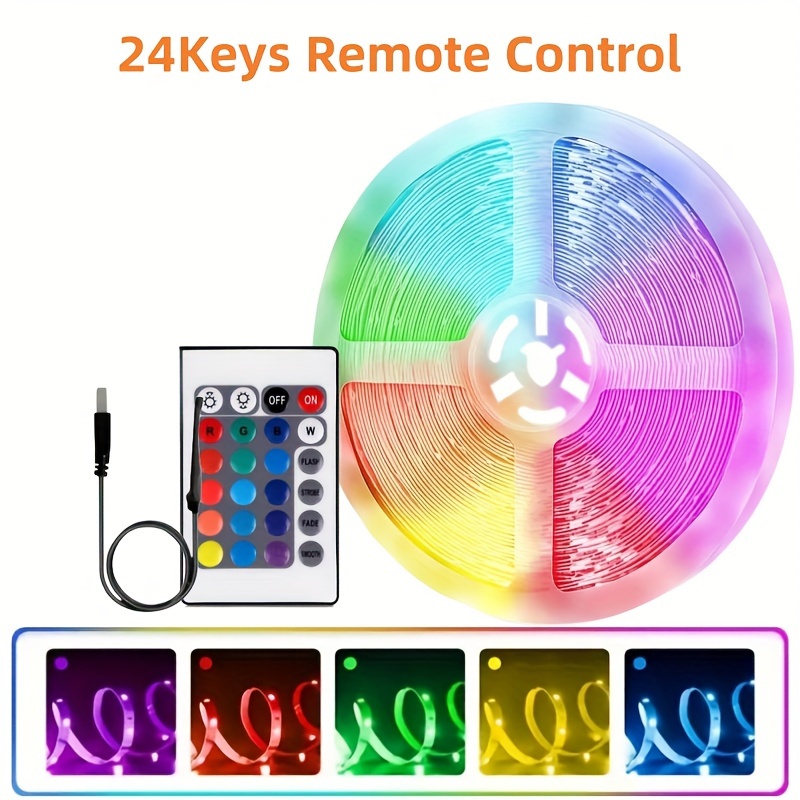 Led Strip Lights Usb Rgb 5050 Ribbon Sync Color Changing - Temu Australia