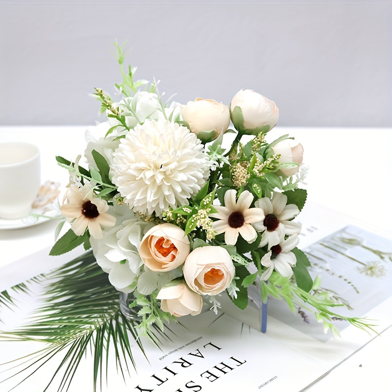 Artificial Rose Flowers Simulation Flower Real Touch Flower - Temu ...