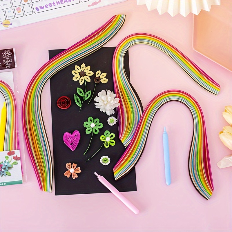 diy dimpled paper strip dimpled paper set dimpled paper - Temu