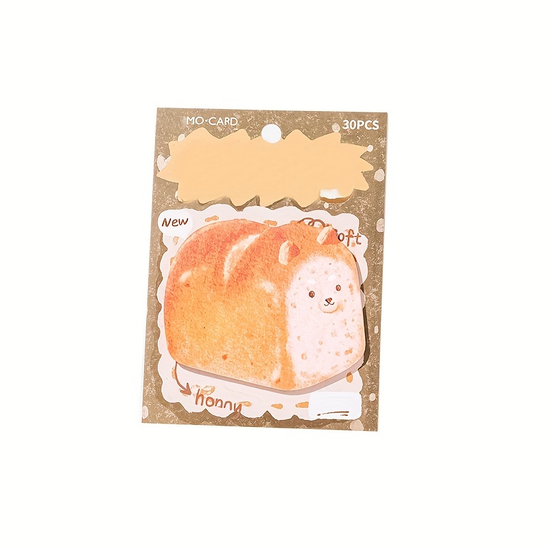 30 Toast Bread Memo Hand Account Diy Scrapbooking Decoration - Temu ...