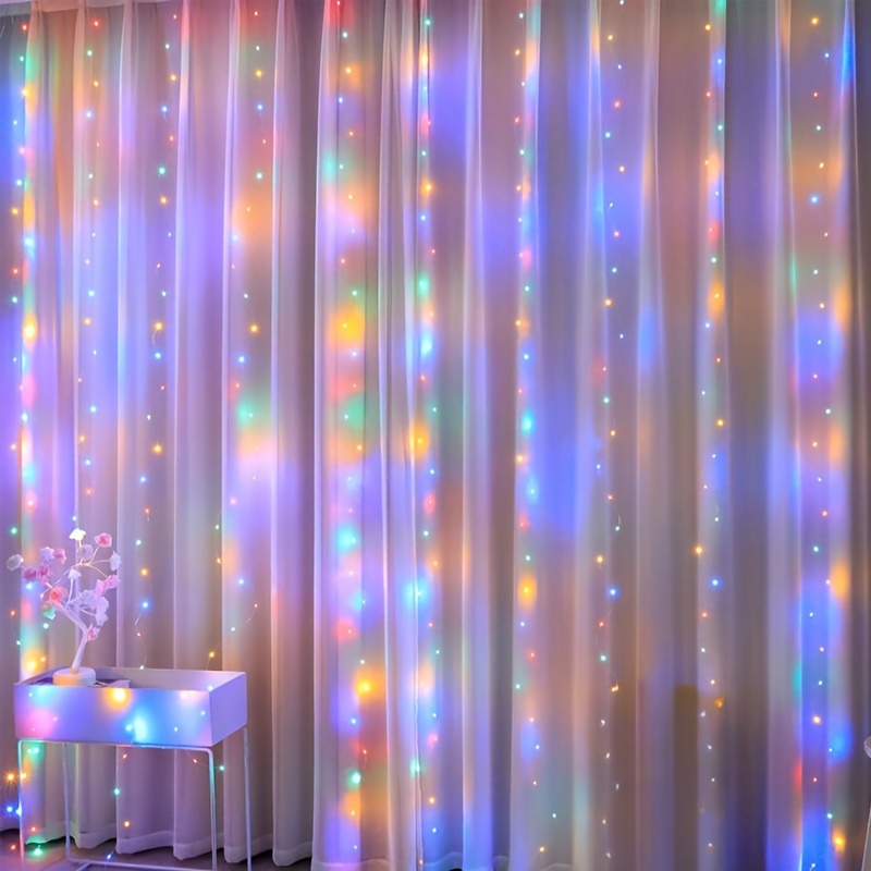 Led Copper Wire Curtain String Lights Usb Remote Control - Temu Ireland