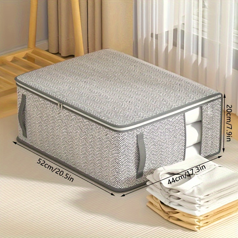 Foldable Large Capacity Clothes Storage Bag Portable Quilt - Temu ...