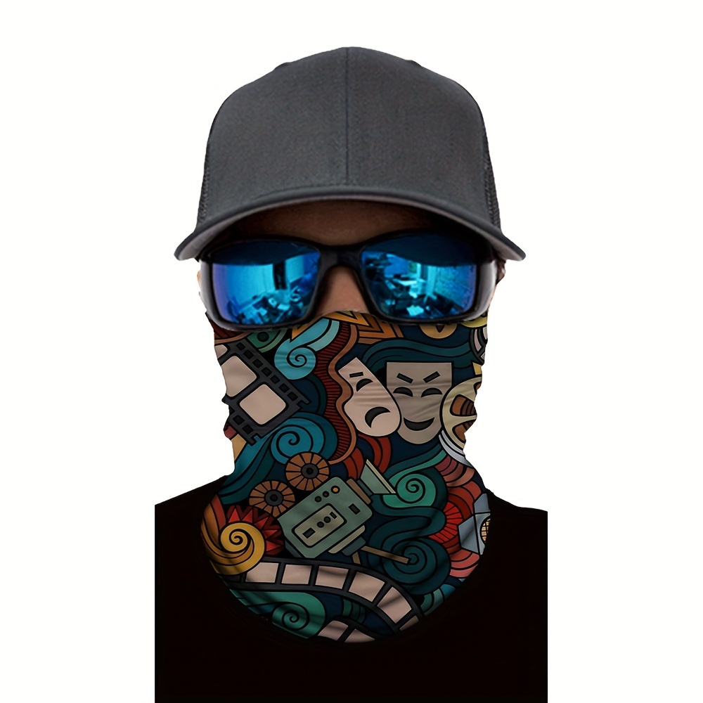 Men's Seamless Bandanas Breathable Uv Protection Masks For - Temu Canada