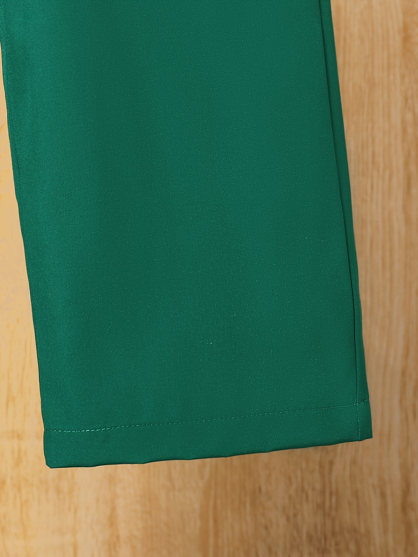 Elegant Girls Solid Flutter Trim Jumpsuit Comfy Romper - Temu Canada