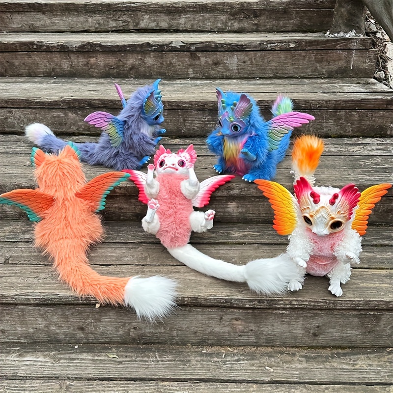 Children's Cartoon Fantasy Creature Ceratops Plush Doll - Temu