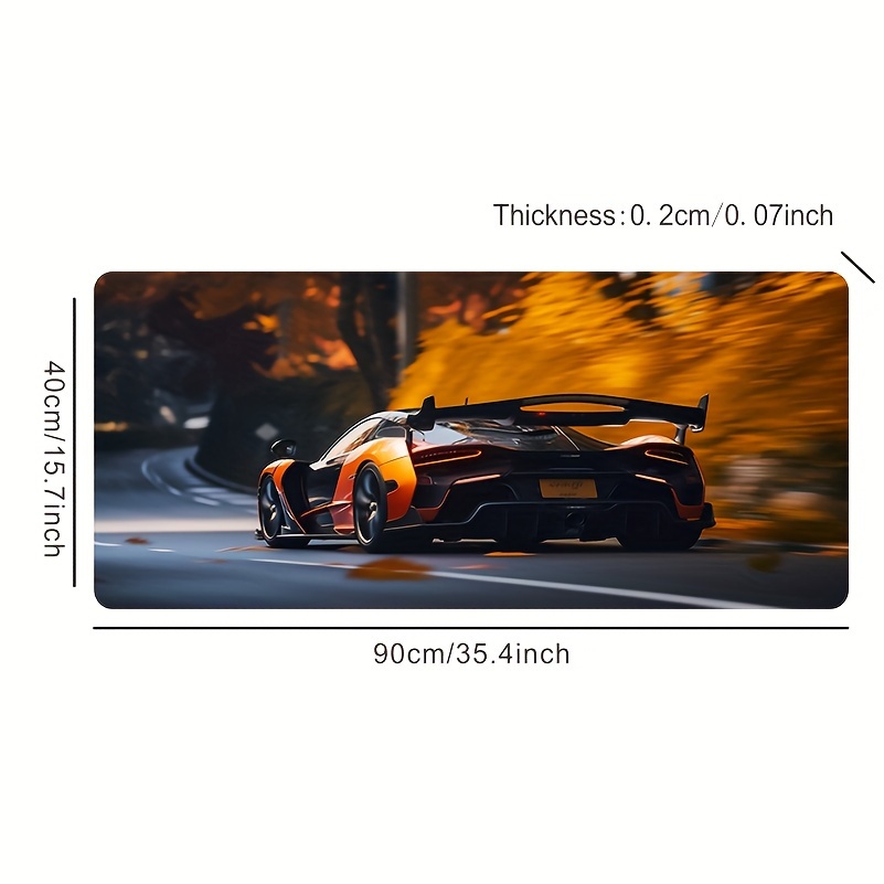 Highway Racing Pattern Large Mouse Pad Waterproof Non slip - Temu Australia