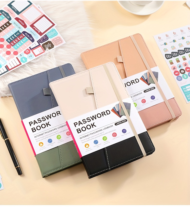 Secure A5 Password Book Alphabet Tabs Ideal Home Office Temu Australia