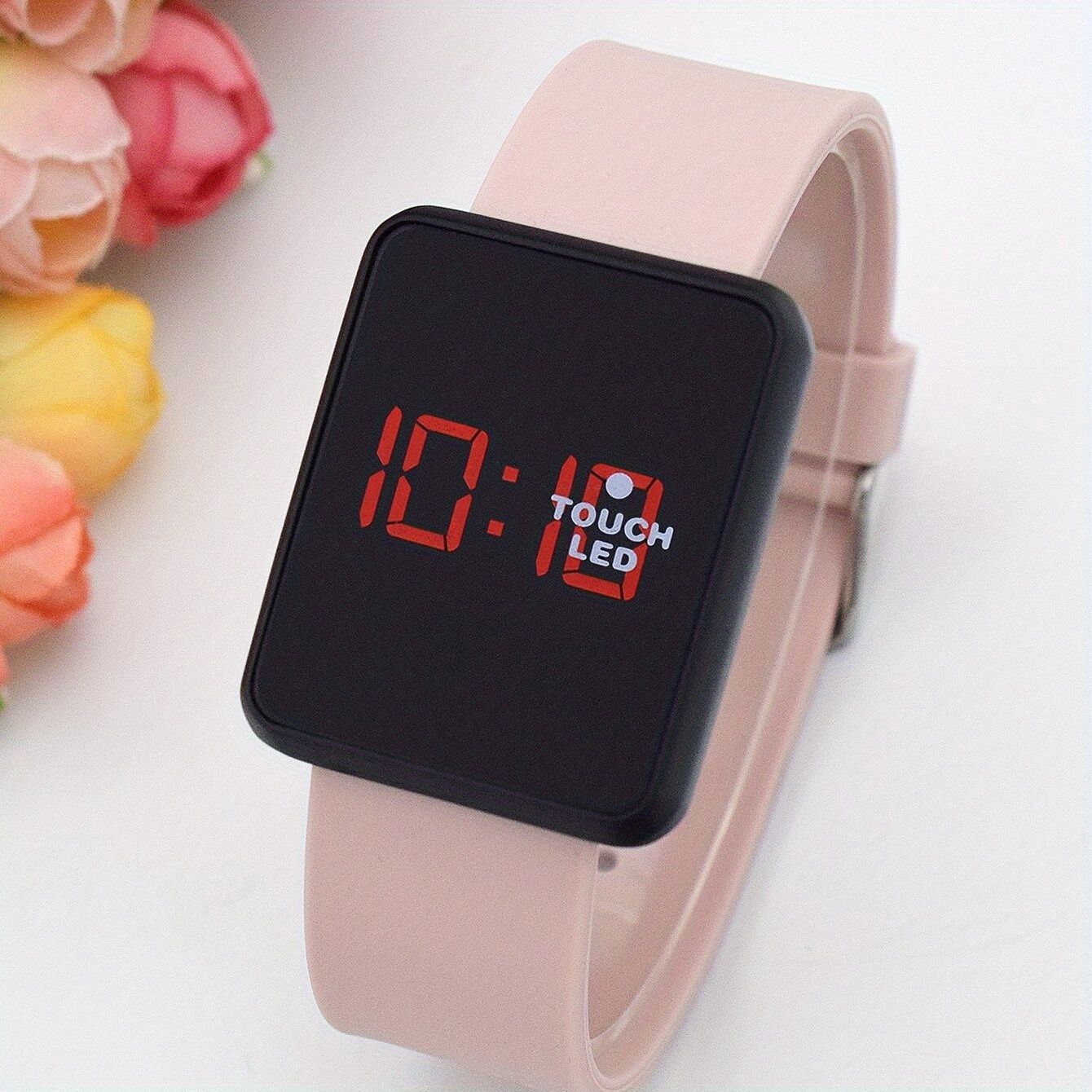 Led Square Electronic Watch For Outdoor Touch Screen Digital Sports ...