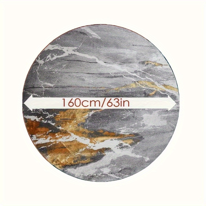 Premium Light Luxury Marble Textured Carpet Winter Warm - Temu Denmark