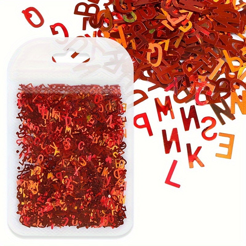 bag mixed laser english letter shiny silvery alphabet - Temu New Zealand