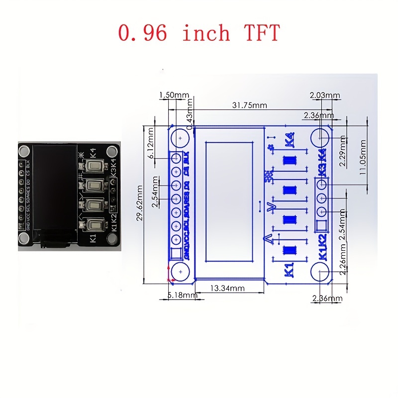 Ips Tft Display Tft Lcd St7735s Tft Color Display Tft Lcd - Temu United ...