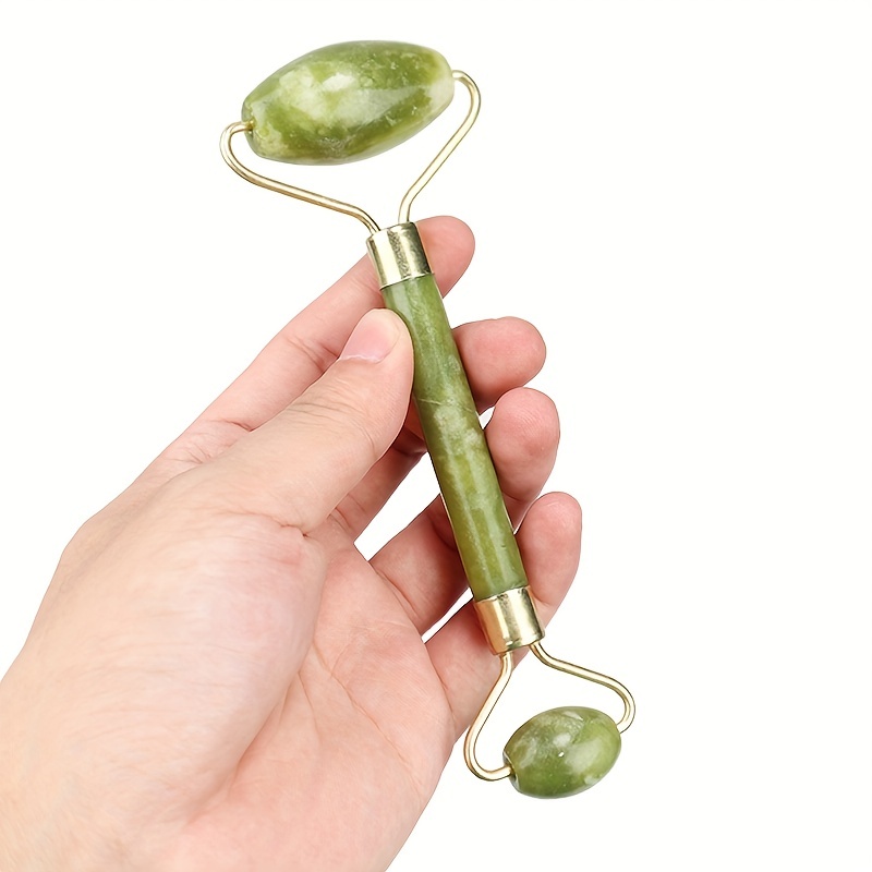 1pc Gua Sha Stick Double Heads With Roller Can Work On Cheeks Head Skin ...