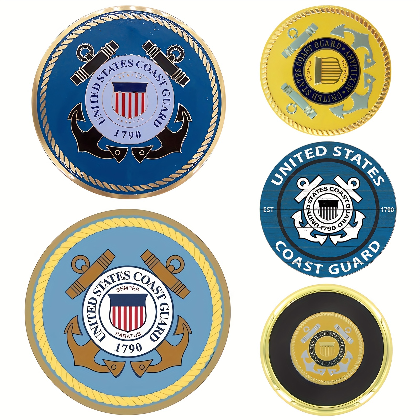 1pc Tags America United States Air Force Logo Metal Sign, Round ...