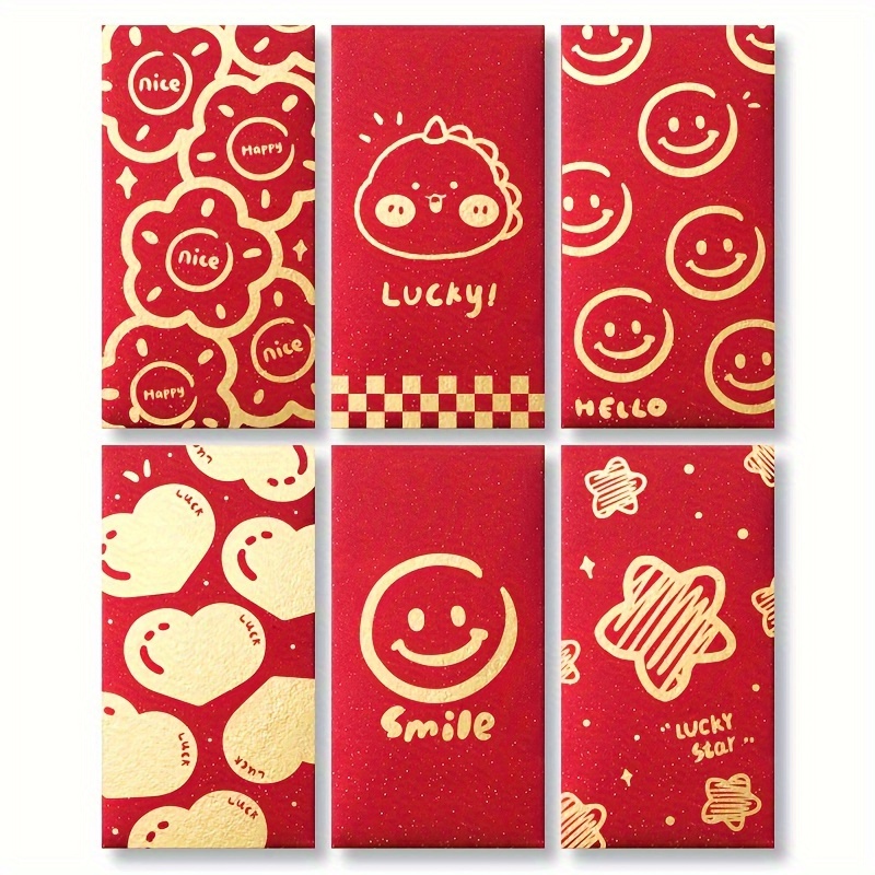 2024 Dragon New Red Envelope Bag Year Dragon Lucky Money Red - Temu ...