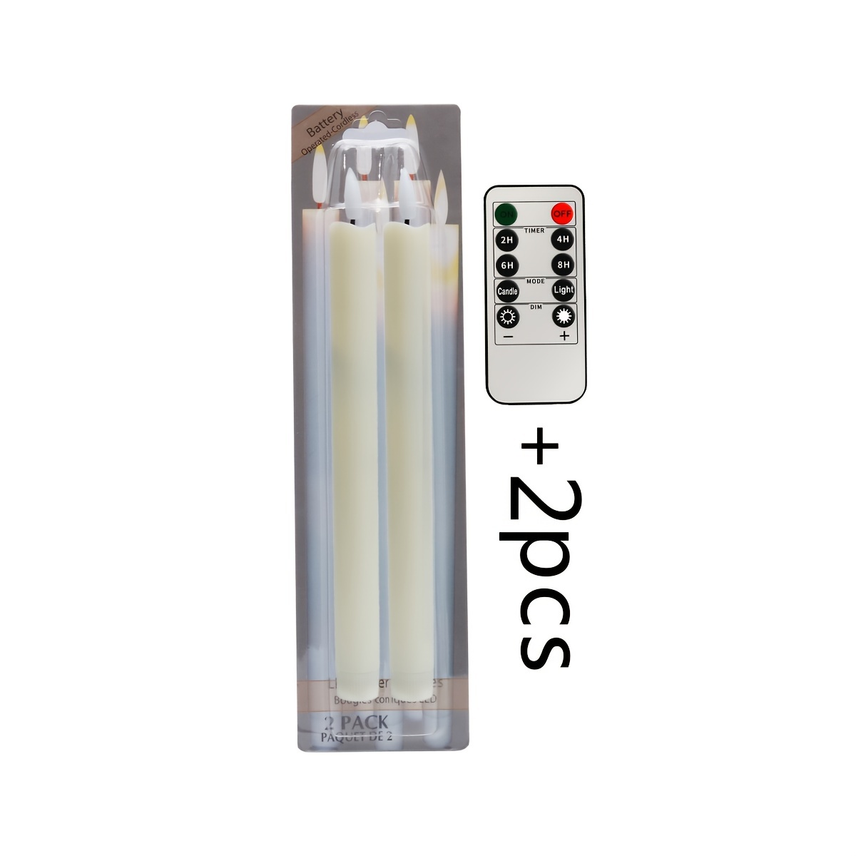 Christmas Led Electronic Candle Light 10 button Remote - Temu United ...