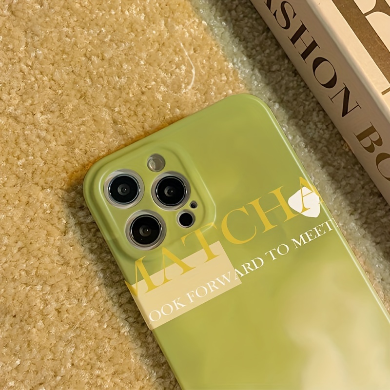 Green Flame English Film Shell All-inclusive Fine Hole Glossyprotective ...