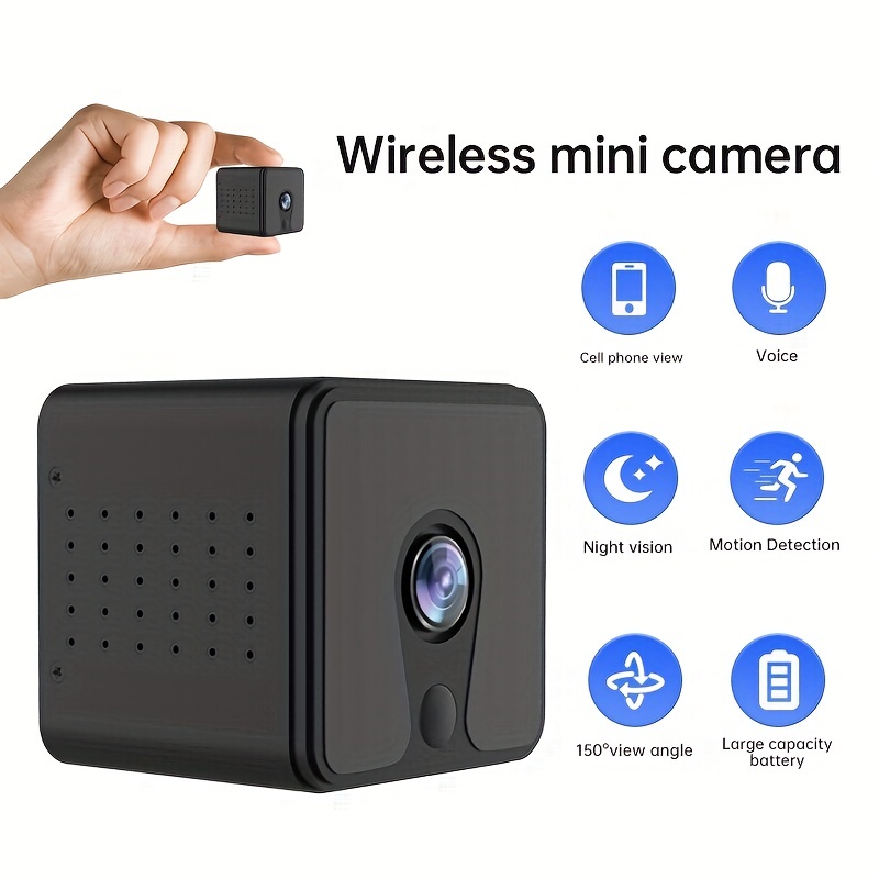 1pc Portable Camera 1080p Hd Security Camera Indoor Outdoor ...