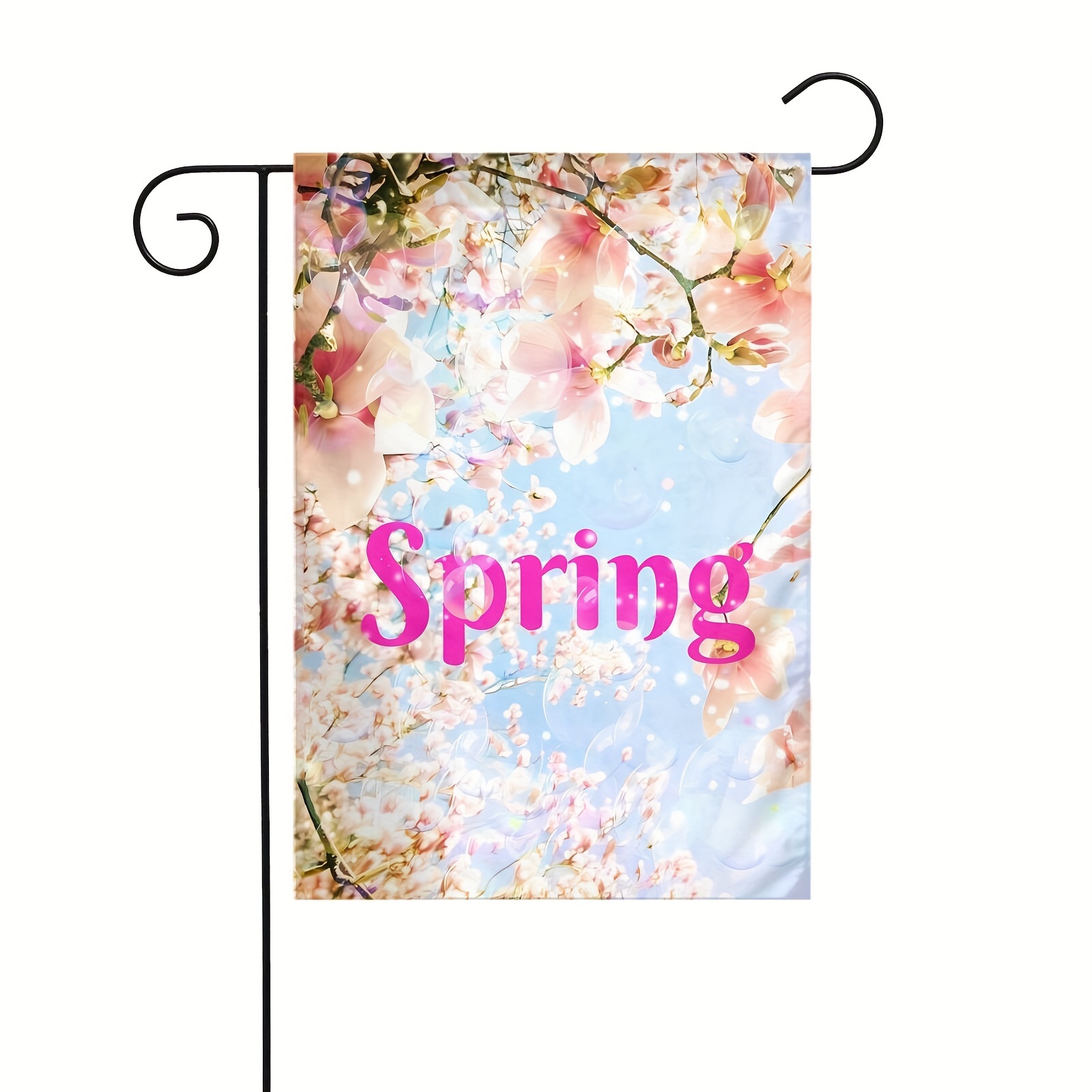 Hello Spring Garden Flag Welcome Spring Flag Double sided - Temu Canada