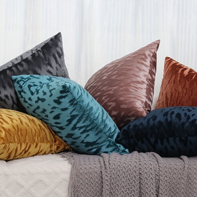 fashion ripple velvet throw pillow case home - Temu Australia