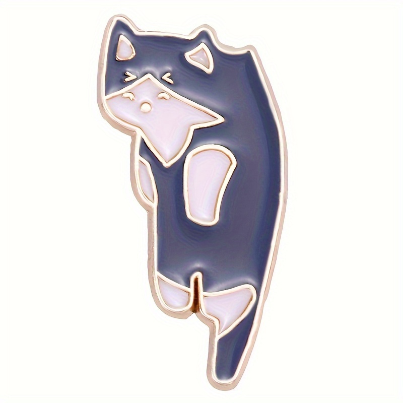 Cartoon Cat Brooch Pin Cartoon Kitten Pattern Badge Hat - Temu United ...