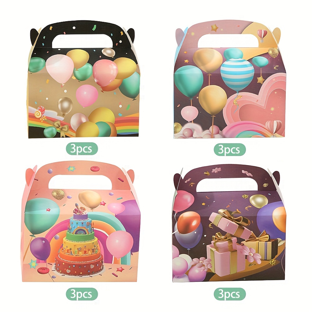 Cake Carriers Portable Birthday Theme Cake Box Creative Cake - Temu Ireland