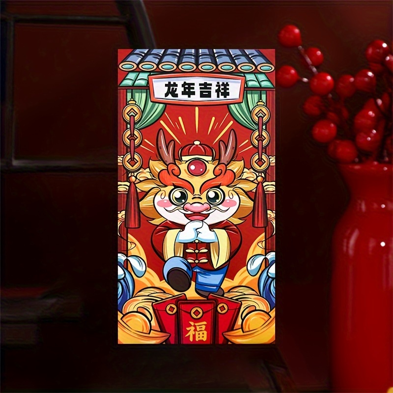 Red Packet Chinese New Year Festive Atmosphere Decorative - Temu ...