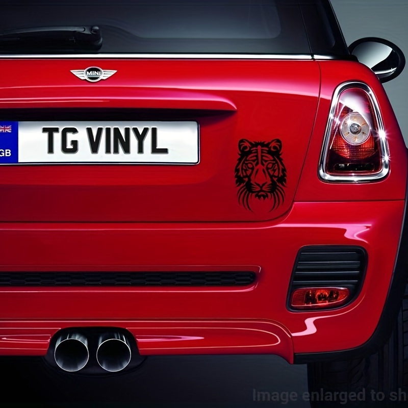 Tiger Pattern Vinyl Decal Sticker Car Window Laptop Cartoon - Temu ...