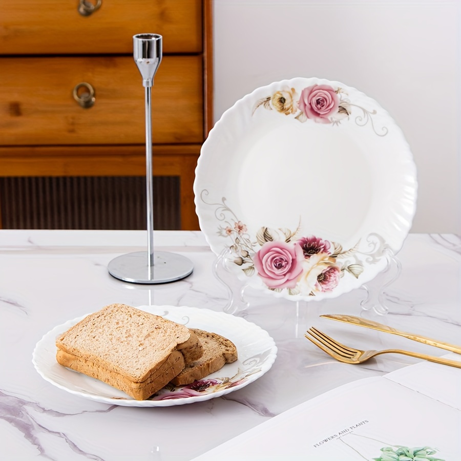 Glass dinner plates store