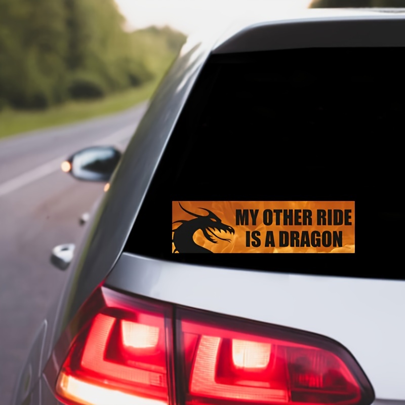 Creative Mount A Dragon Car Stickers Decor Window Windshield - Temu Ireland