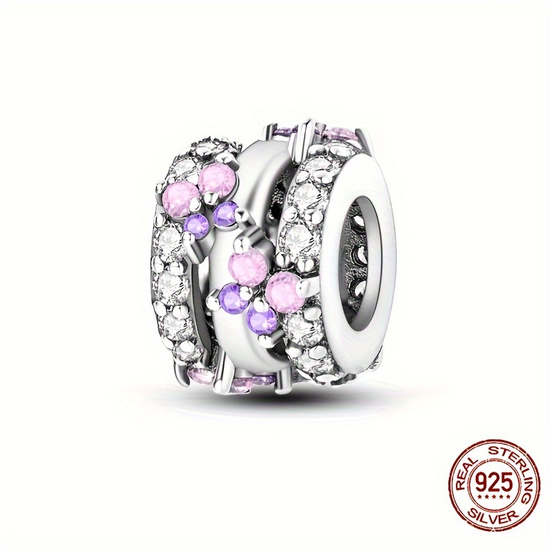 1pc S925 Sterling Zilver Roze Vogel Uil Tulp Vlinder - Temu Belgium