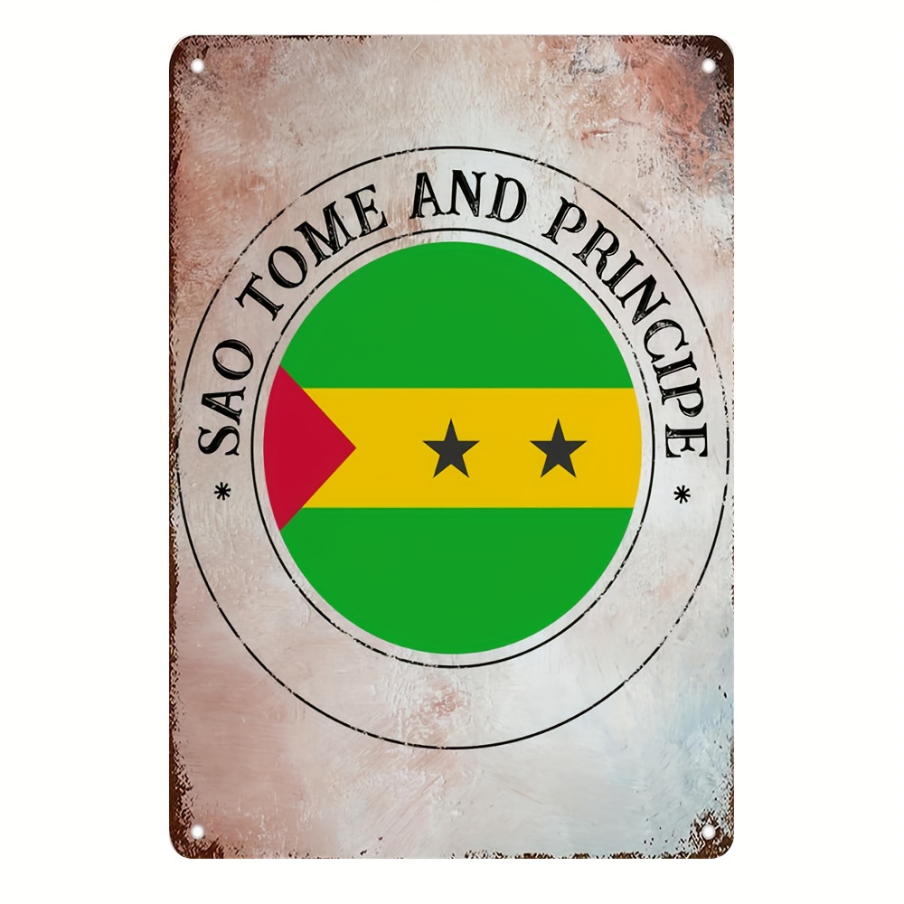 "sao Tome Principe" Metal Tin Sign Vintage Plaque Decor Wall - Temu ...