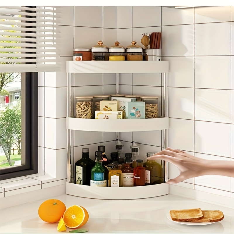 Corner Counter Organizer Corner Spice Rack Organizer Kitchen - Temu ...